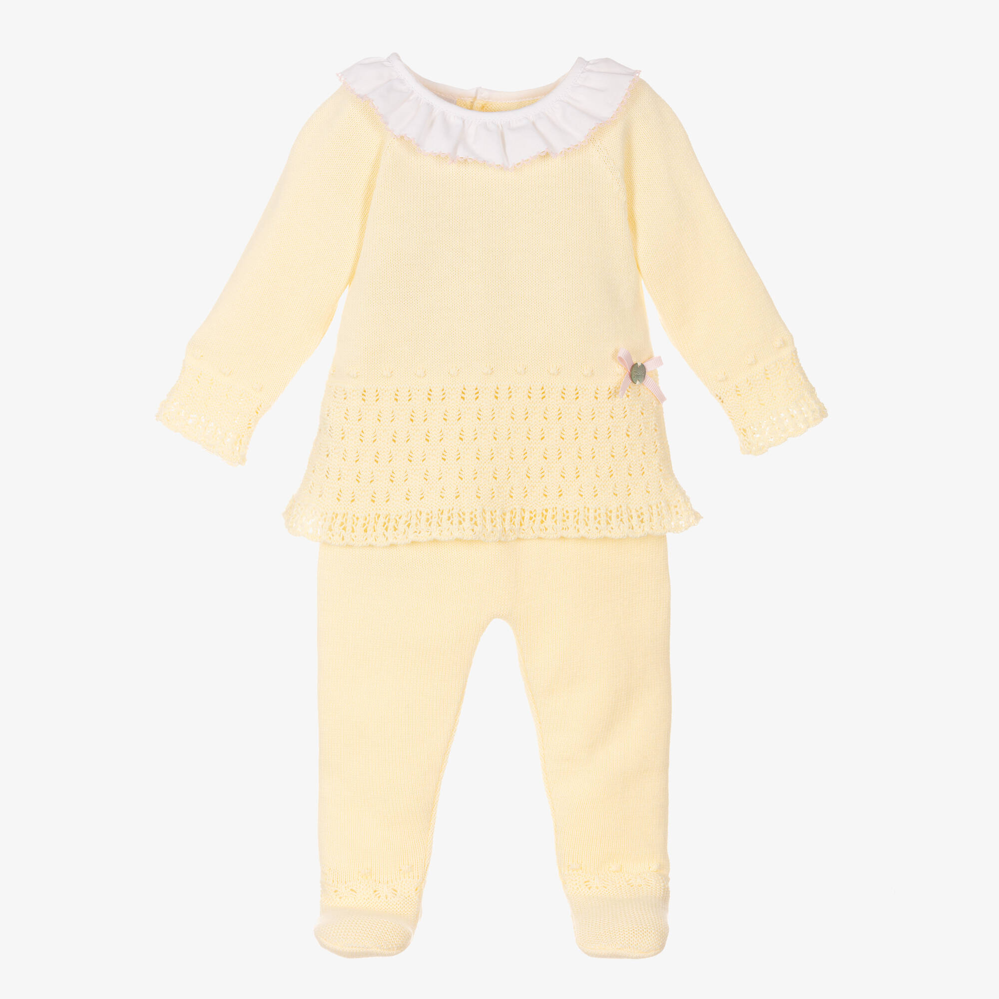 PAZ Rodríguez - Girls Sunny Knit Cotton Ensemble | Childrensalon Outlet