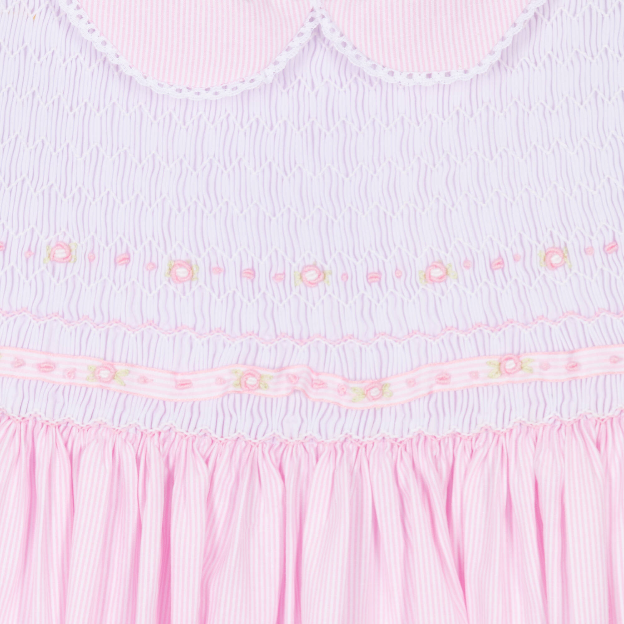 Pretty Originals - Girls Pink Smocked Dress Set | Childrensalon Outlet