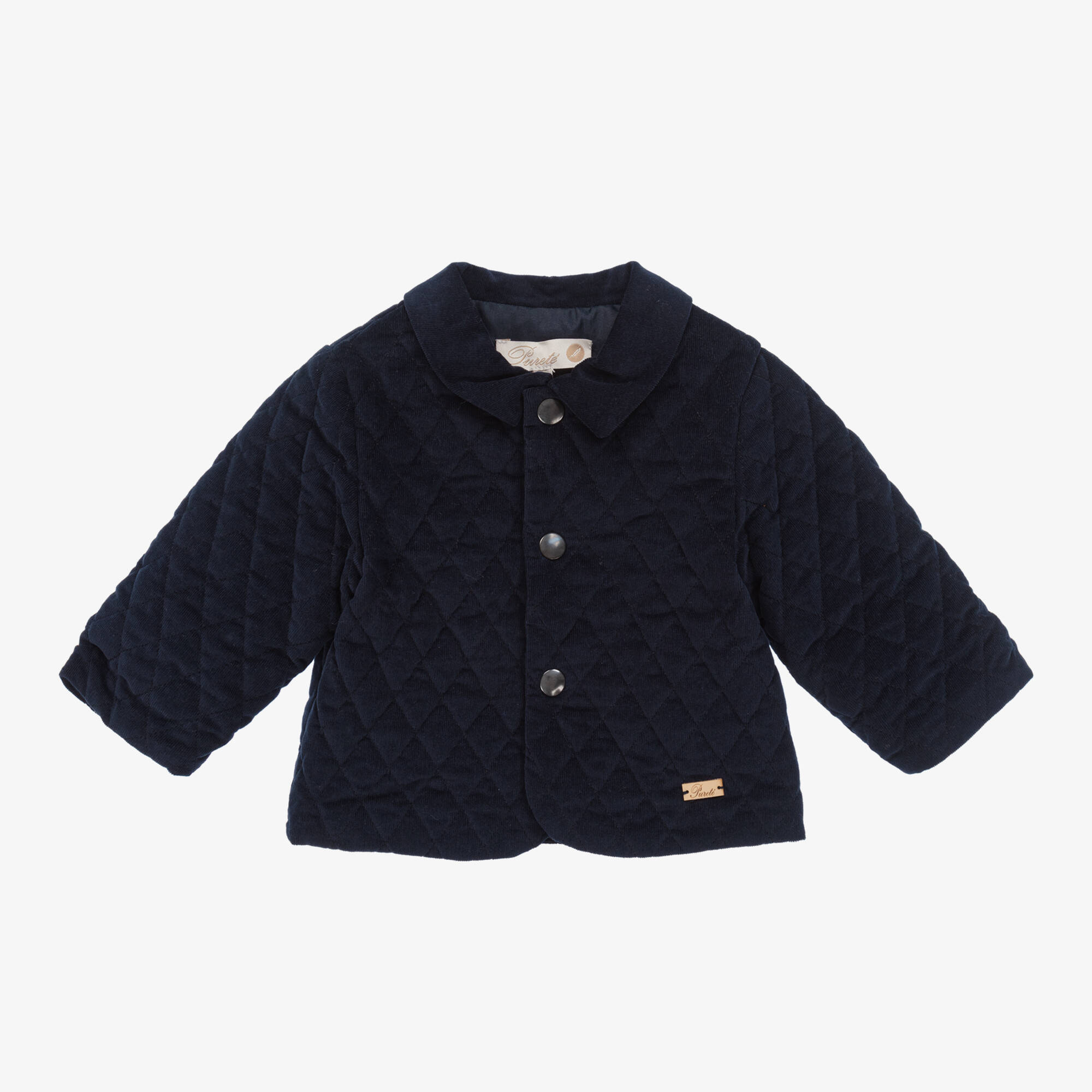 Pureté Du... Bébé - Boys Quilted Corduroy Jacket | Childrensalon Outlet