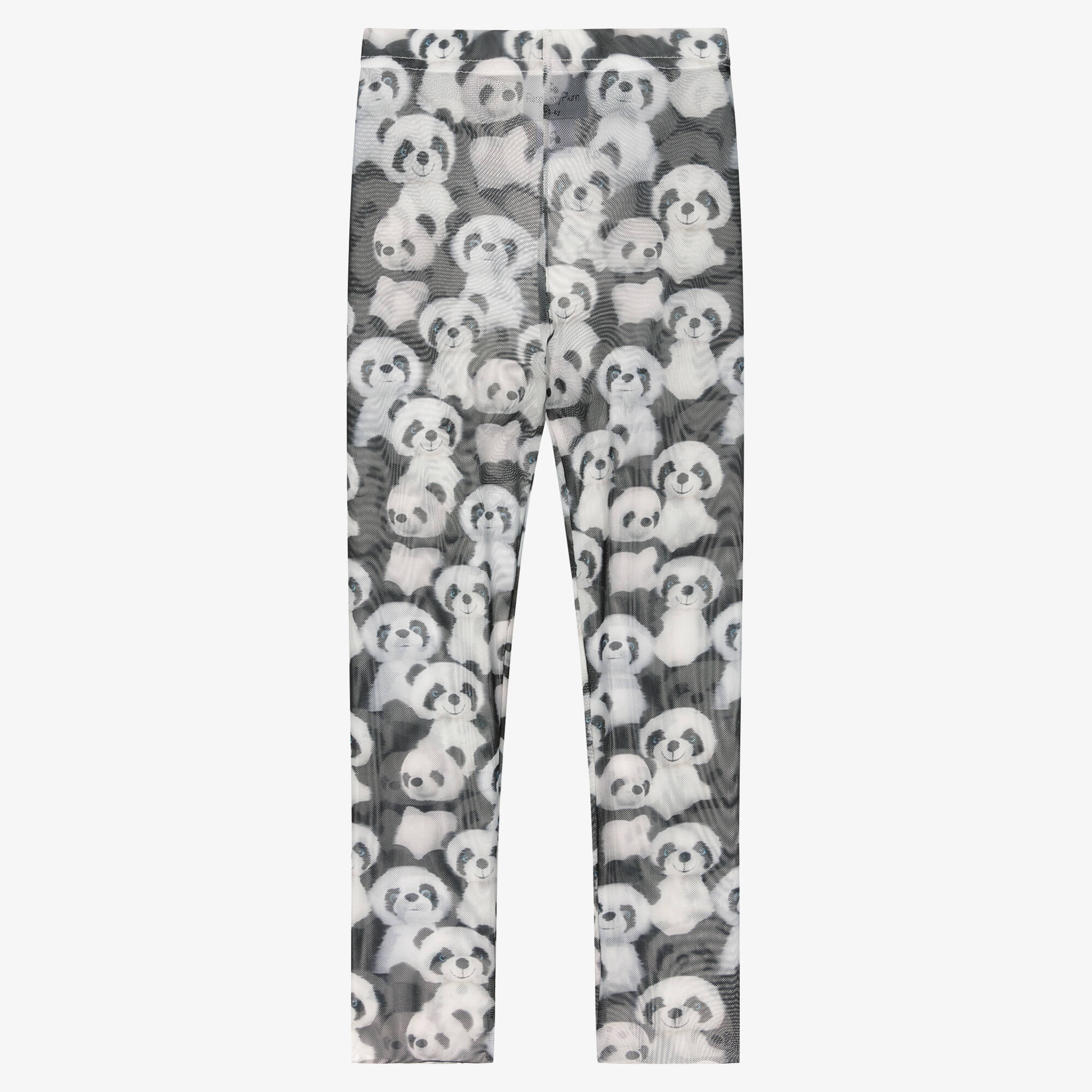 RaspberryPlum - Girls Panda Print Mesh Footless Tights | Childrensalon ...