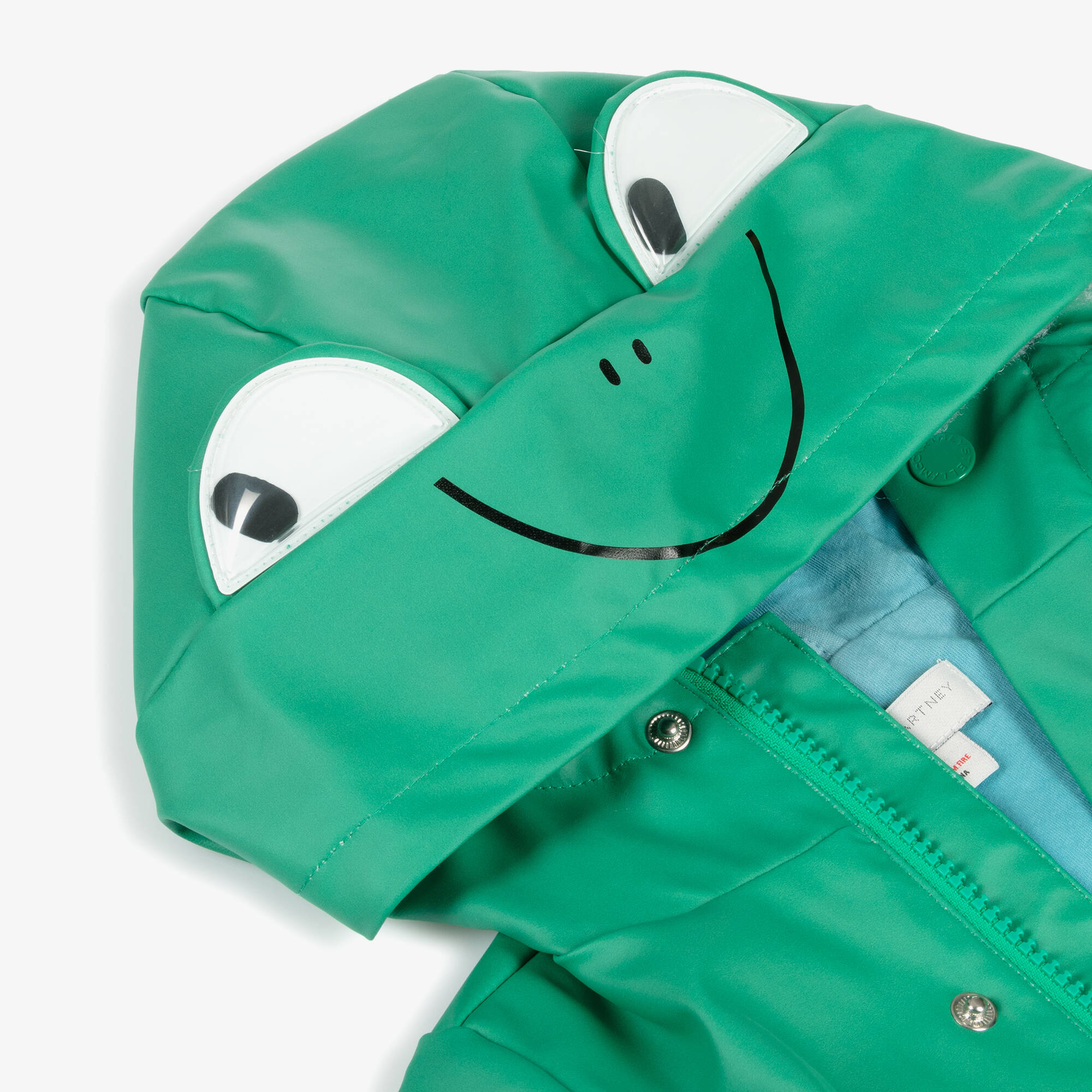 Stella McCartney Kids - Boys Rainy Day Green Frog Coat | Childrensalon ...
