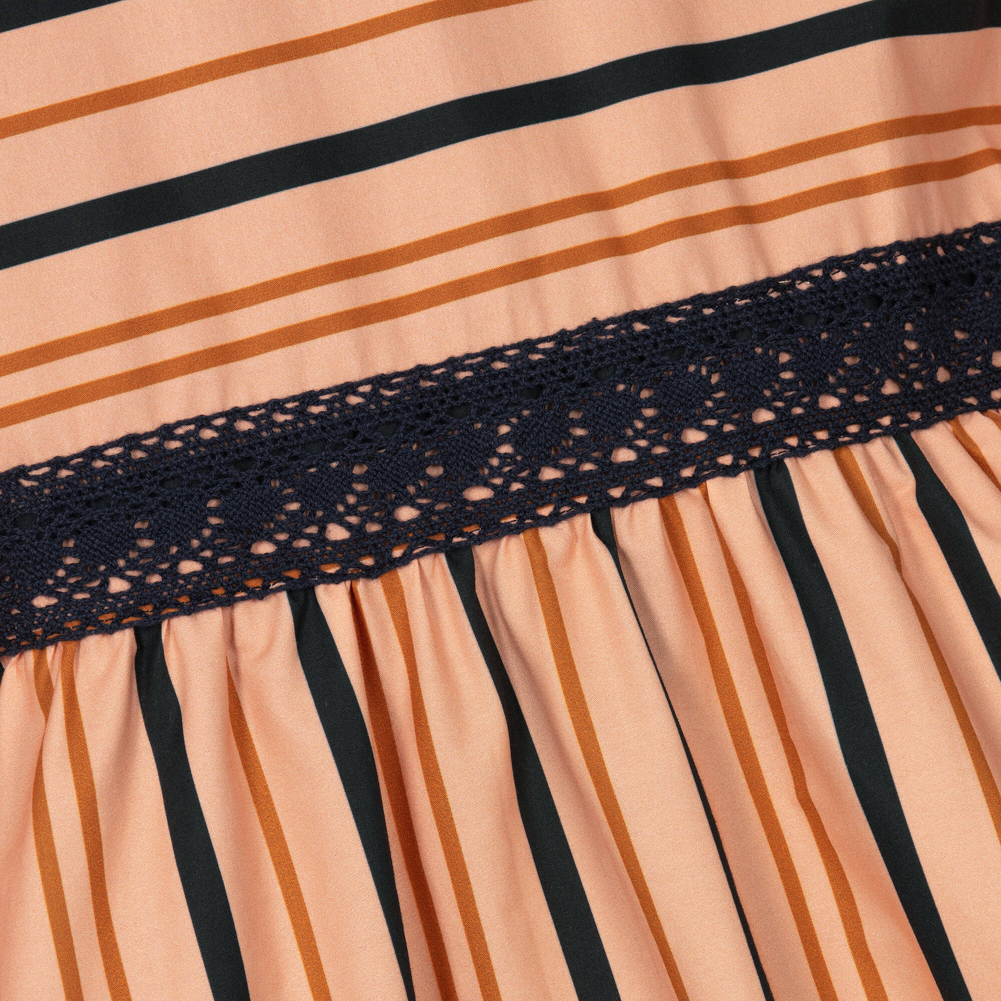 The Middle Daughter - Girls Pink Striped Dress | Childrensalon Outlet
