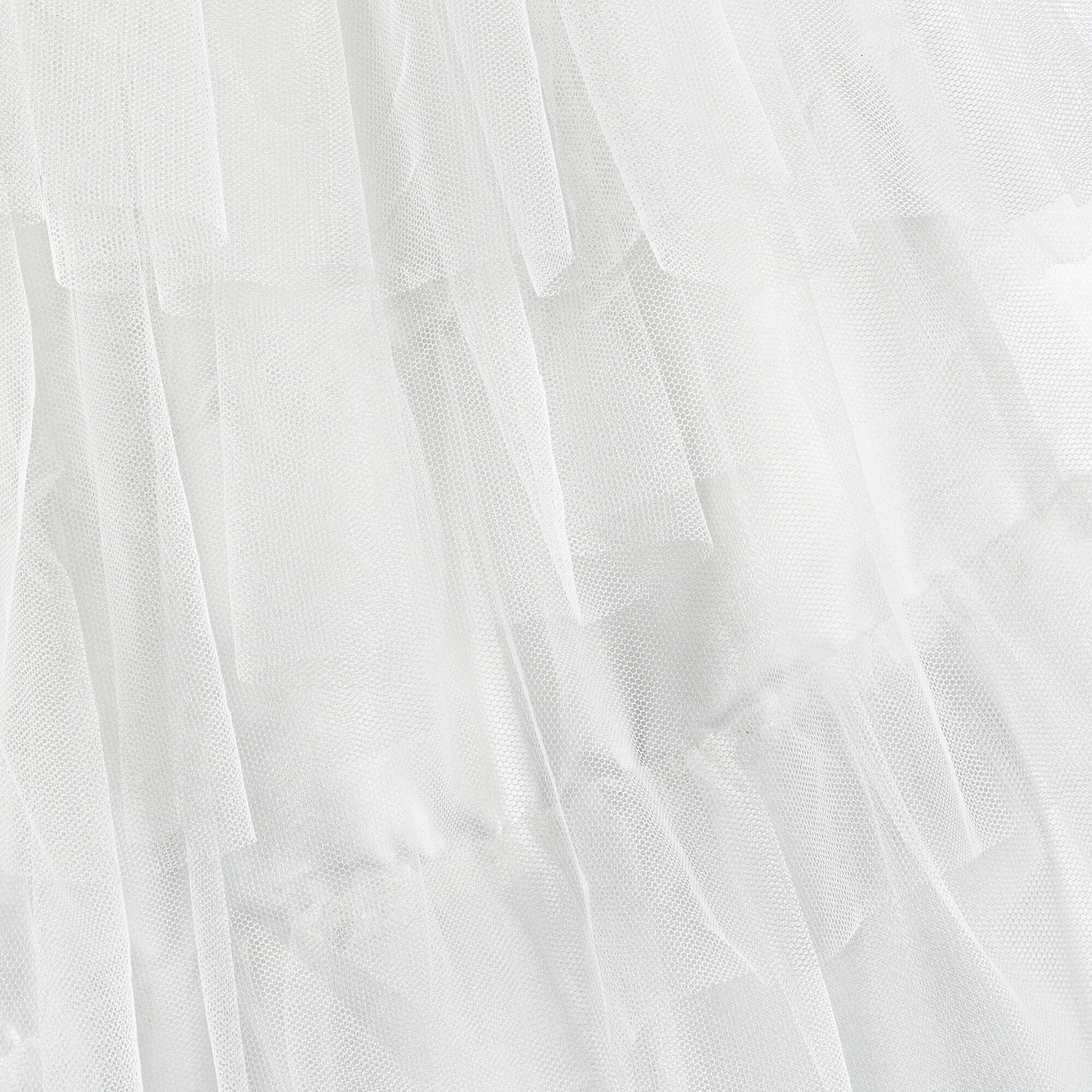 The Tiny Universe - Girls White Asymmetric Tulle Dress | Childrensalon ...