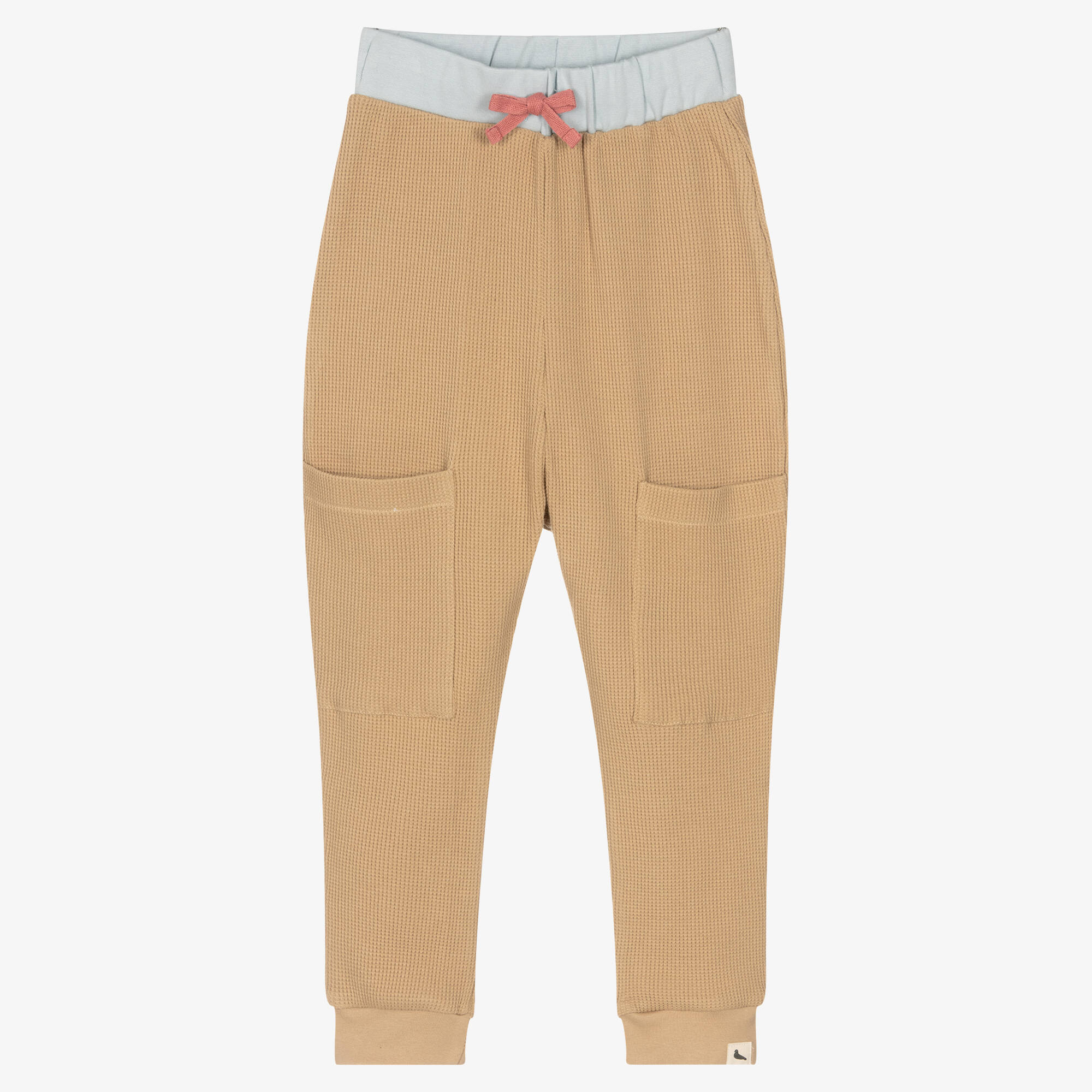 Turtledove London - Beige Organic Cotton Joggers | Childrensalon Outlet