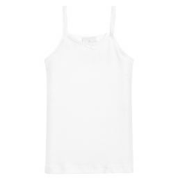Diacar - Girls White Camisole Vest | Childrensalon Outlet