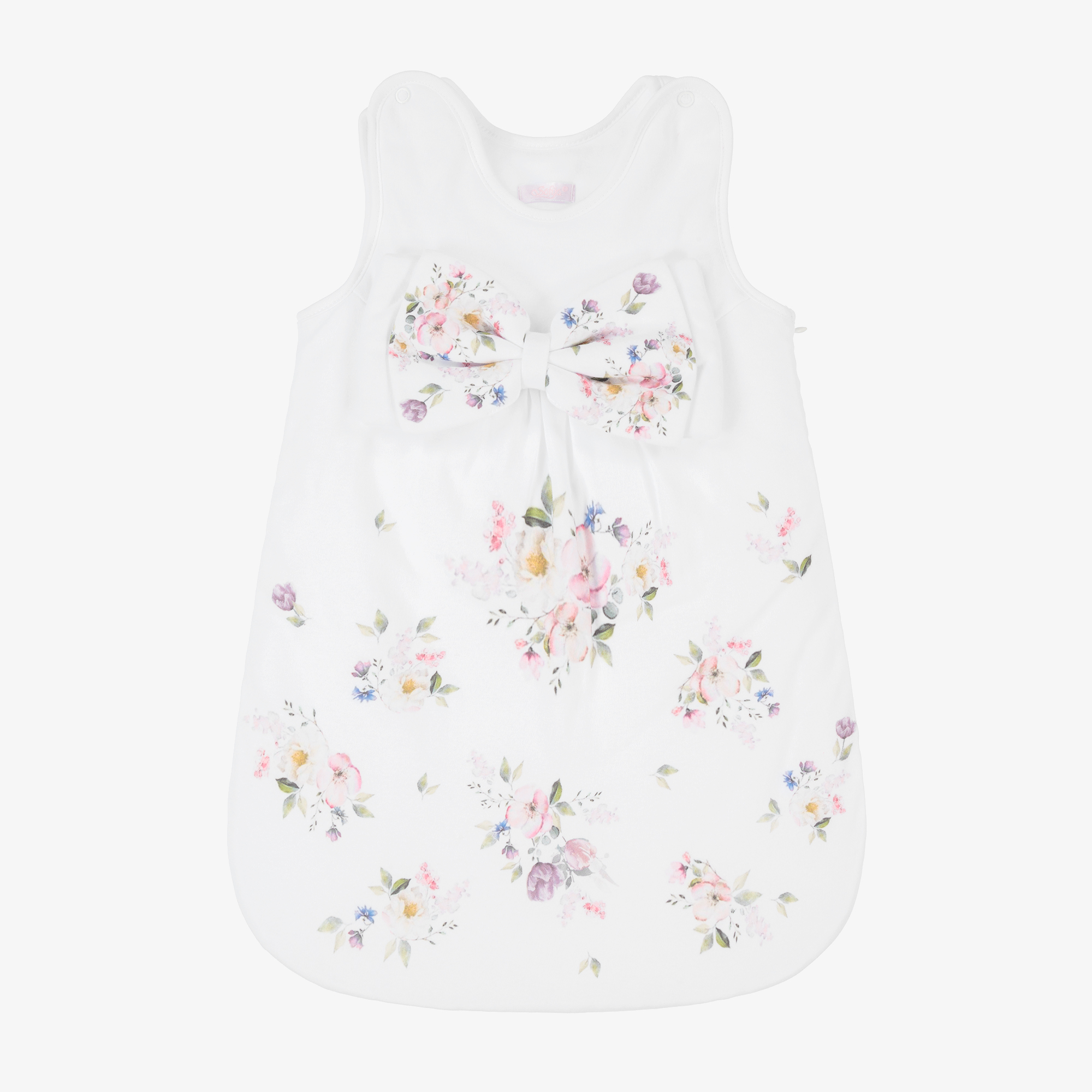 Sofija Baby Girls White Floral Sleeping Bag Childrensalon Outlet